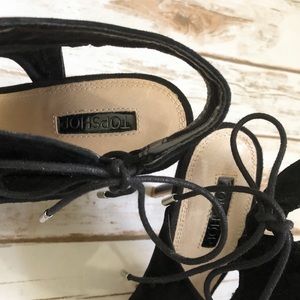 Topshop | Shoes | Topshop Laceup Gallery Asymmetric Court Shoes | Poshmark